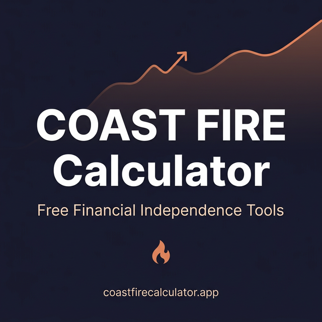 Coast FIRE Calculator with Pension & Social Security (Free)